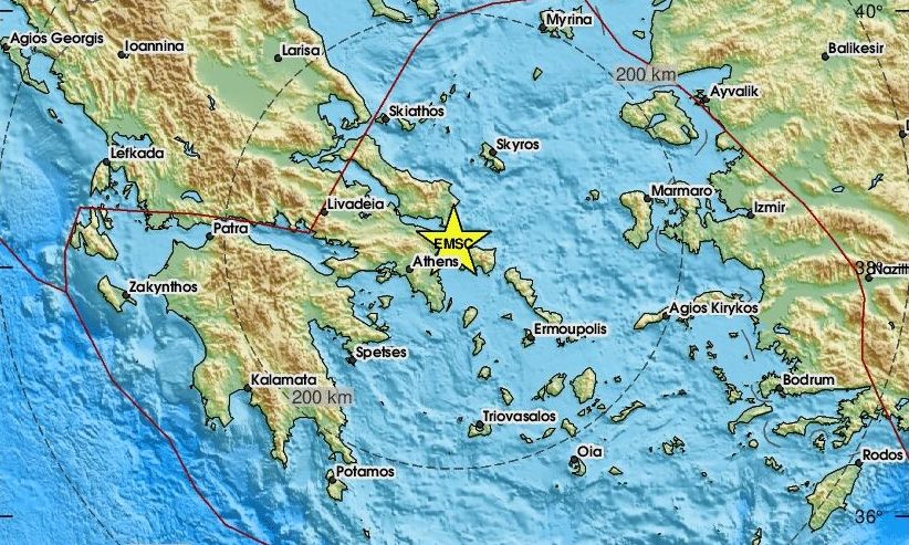 ΕΚΤΑΚΤΟ – ΣΕΙΣΜΟΣ: Ισχυρή δόνηση τώρα - Ταρακουνήθηκε η Εύβοια και η ...