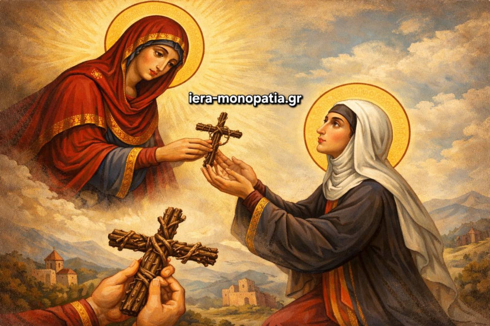 Αυτός είναι ο Σταυρός που έδωσε η Παναγία στην Αγία Νίνα την Ισαπόστολο ...