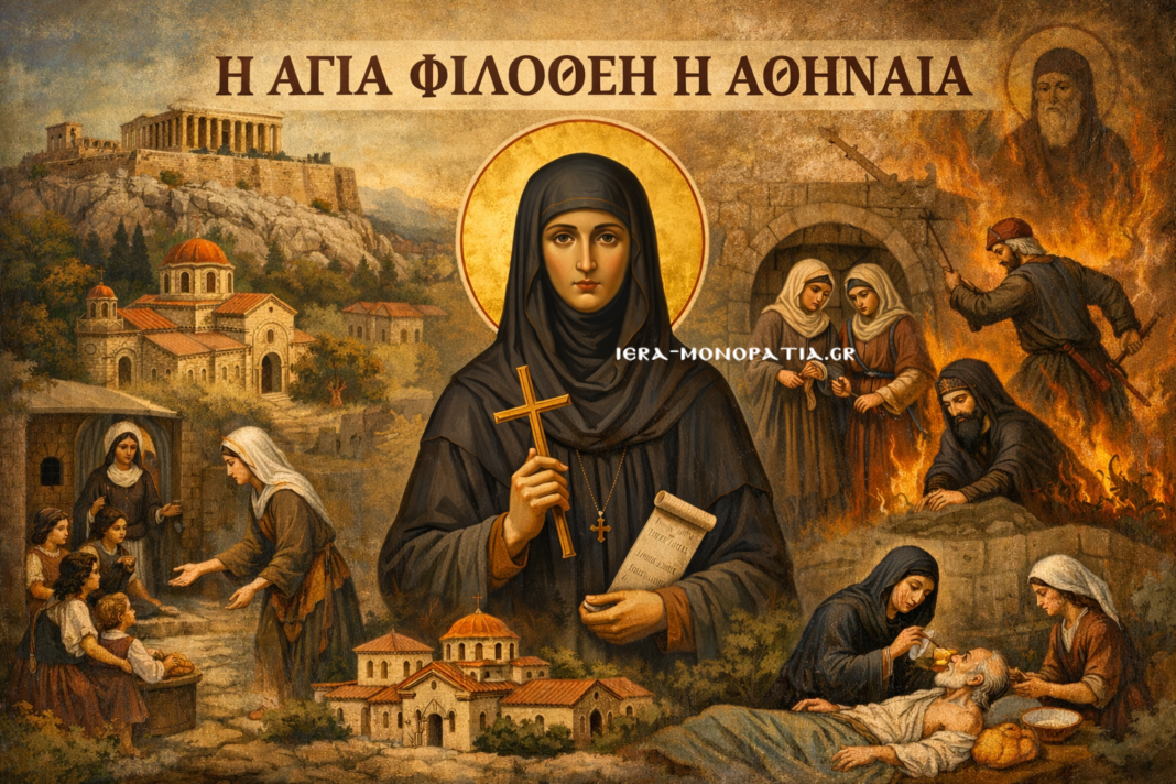Αγία Φιλοθέη η Αθηναία: Ποια είναι και ποιους Προστατεύει - Ιερά Μονοπάτια